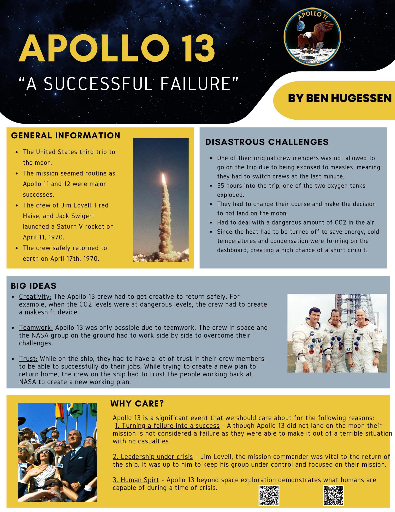 Apollo 13 – A Successful Failure – Huskies Unleashed